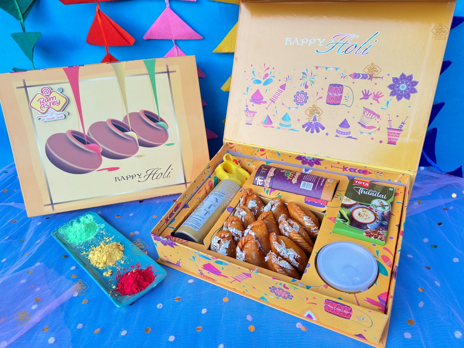 Holi Celebration Box - Ram Asrey Sweets
